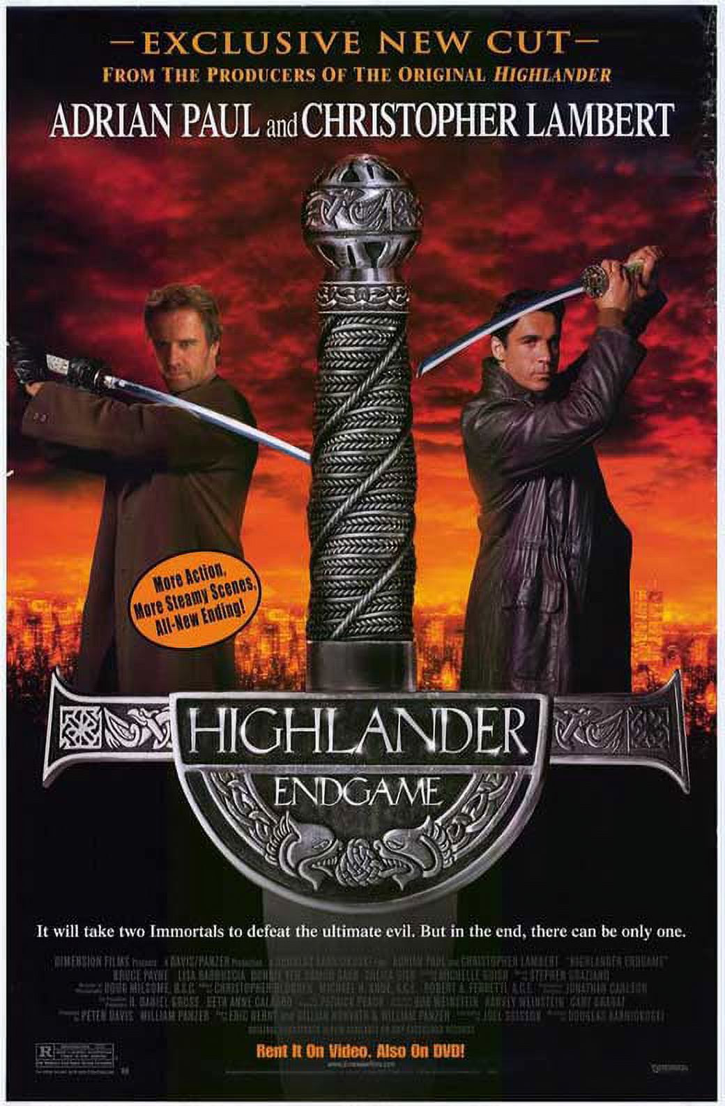 Highlander: Endgame POSTER (27x40) (2000) (Style B) - Walmart.com