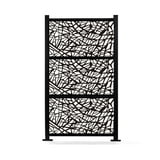 HighlanderHome Freestanding Modular Metal Privacy Screen, 4FtX 6Ft ...
