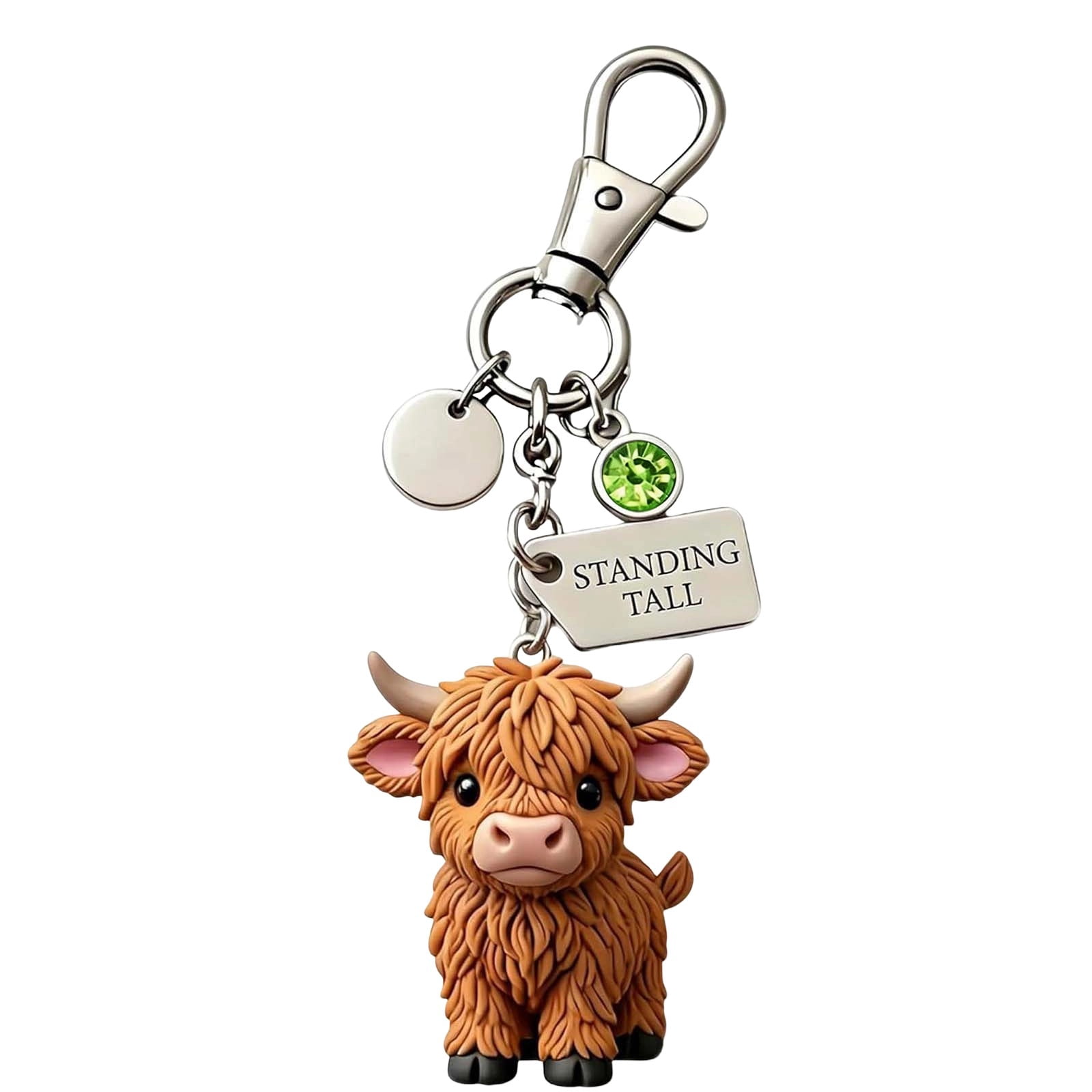 Highlands Bull Month Keychain Remind You of The Power of Silences Every ...