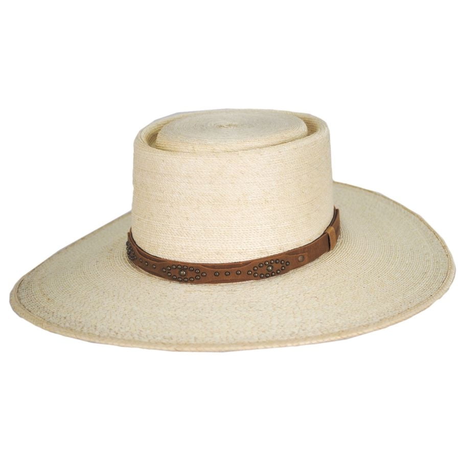 Highlands Palm Straw Gambler Hat - M - Natural - Walmart.com