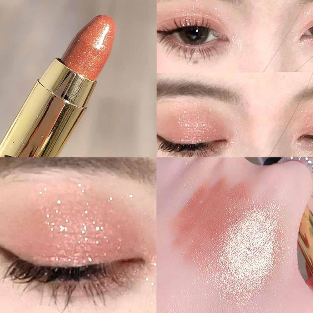 Highlight Eye Shadow Fine Velvet Pen Shadow 6 Colors Optional Long ...