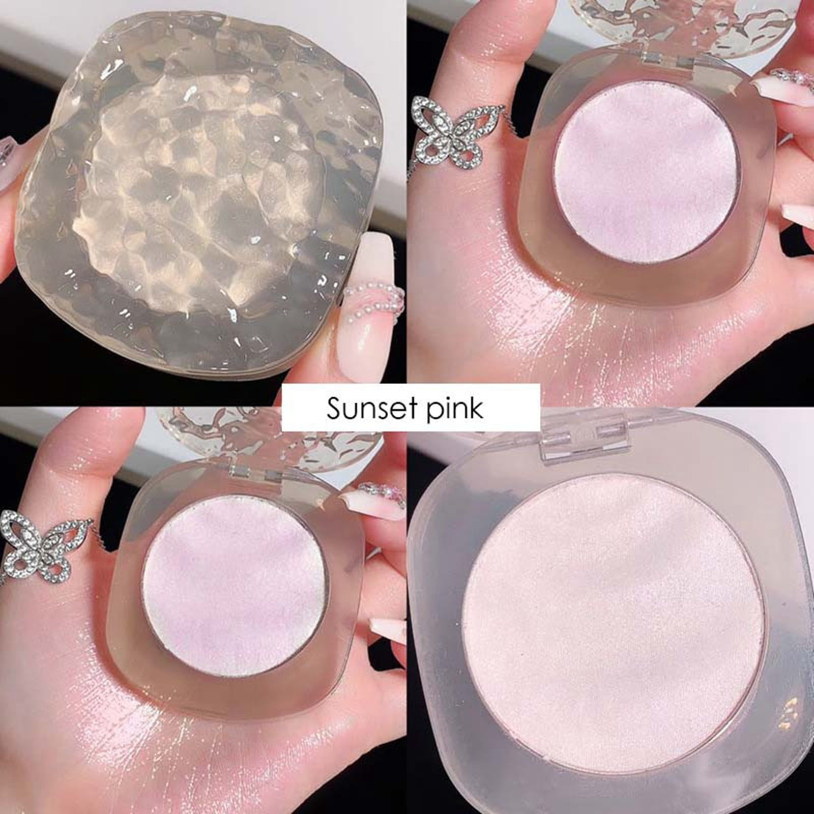 Highlighter Makeup 3D Highlighter Powder Soft Mud Texture Shimmering ...