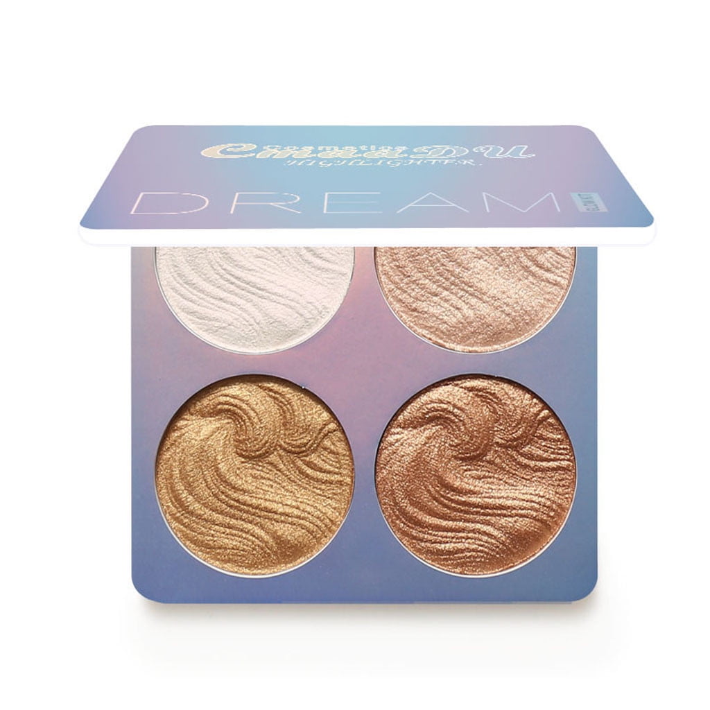 Highlighter Makeup Palette, Palette White Highlighter Baked Waterproof ...
