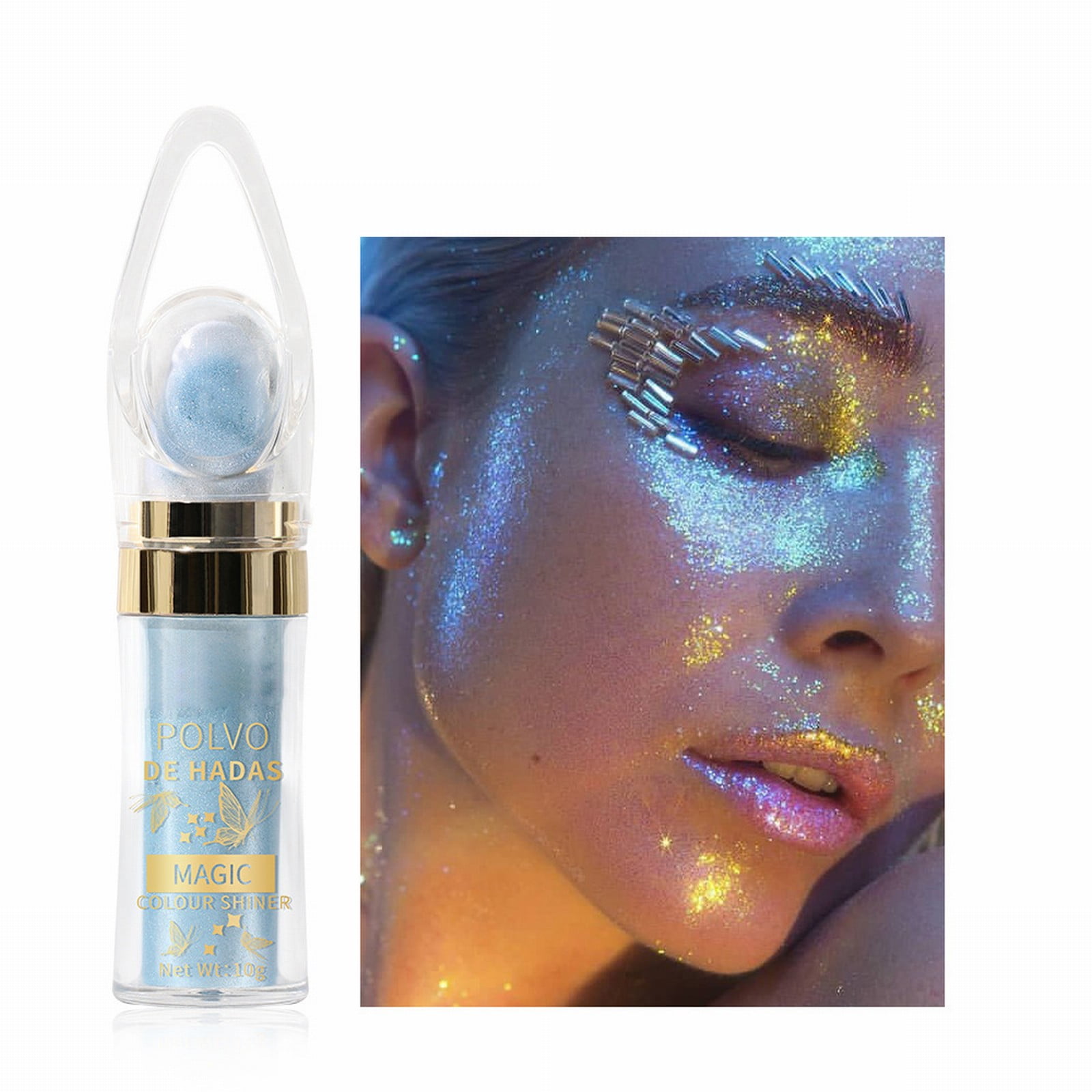 Highlighter Pat Powder Glitter Face and Body Glow Powder Strip ...