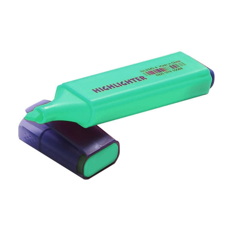 Highlighter Pen Broad Chiseled Tip Quick Dry Marker For Notebook ...