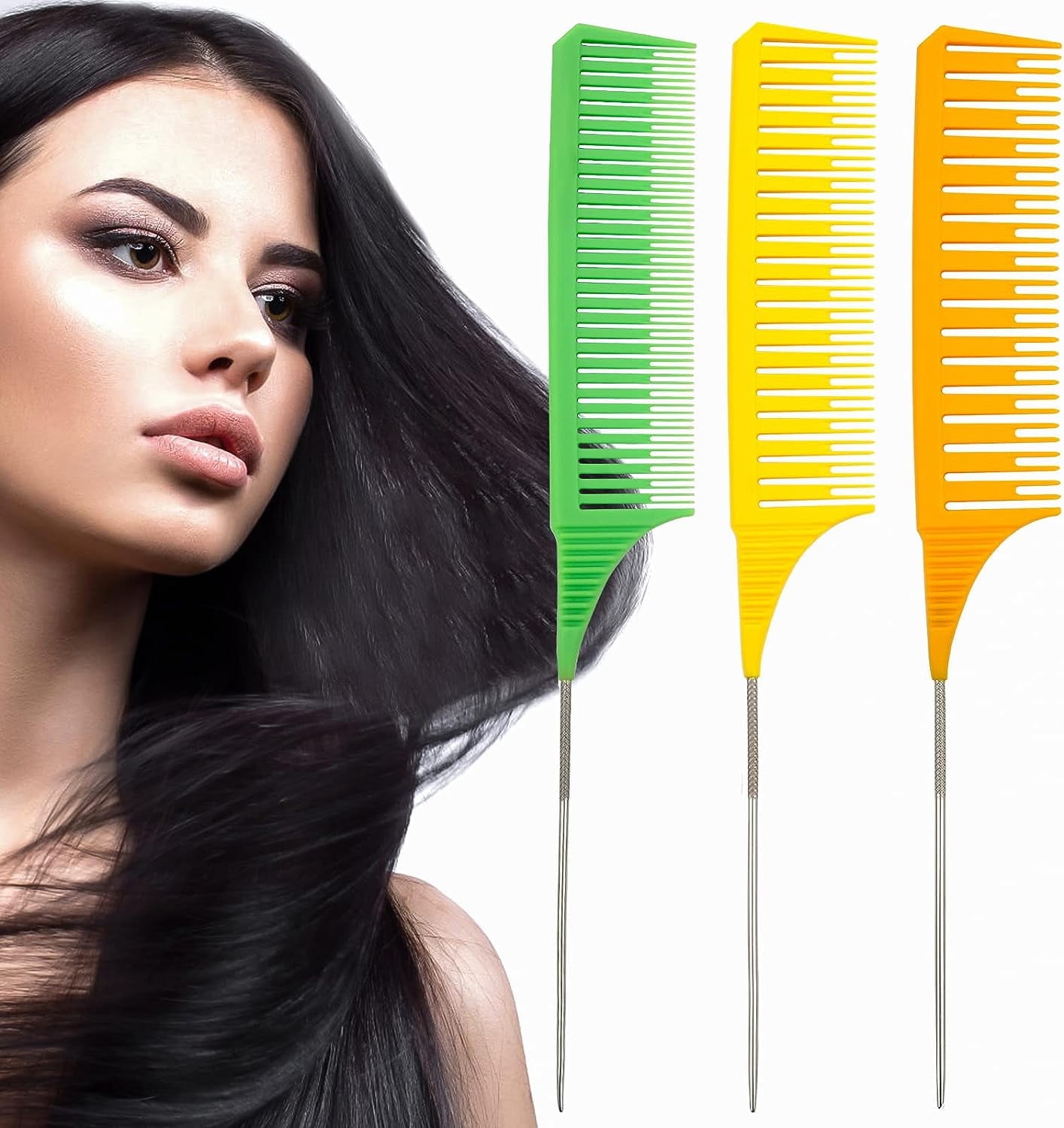 Highlighting Combs, 3 Sizes Highlight Comb Hair Comb Tail Comb ...