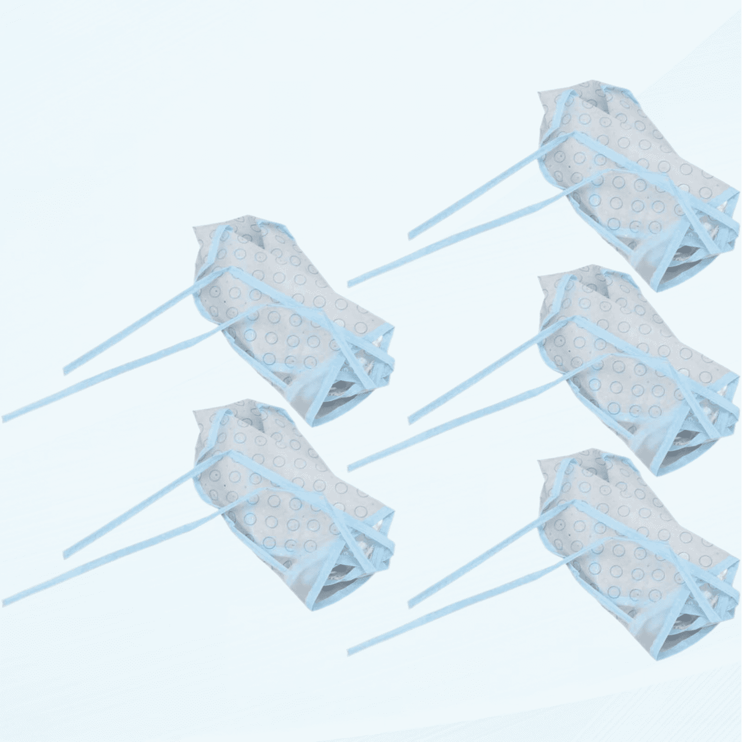 Highlighting Frosting Cap, 5PCS Hair Coloring Highlighting Hat PE Inner ...