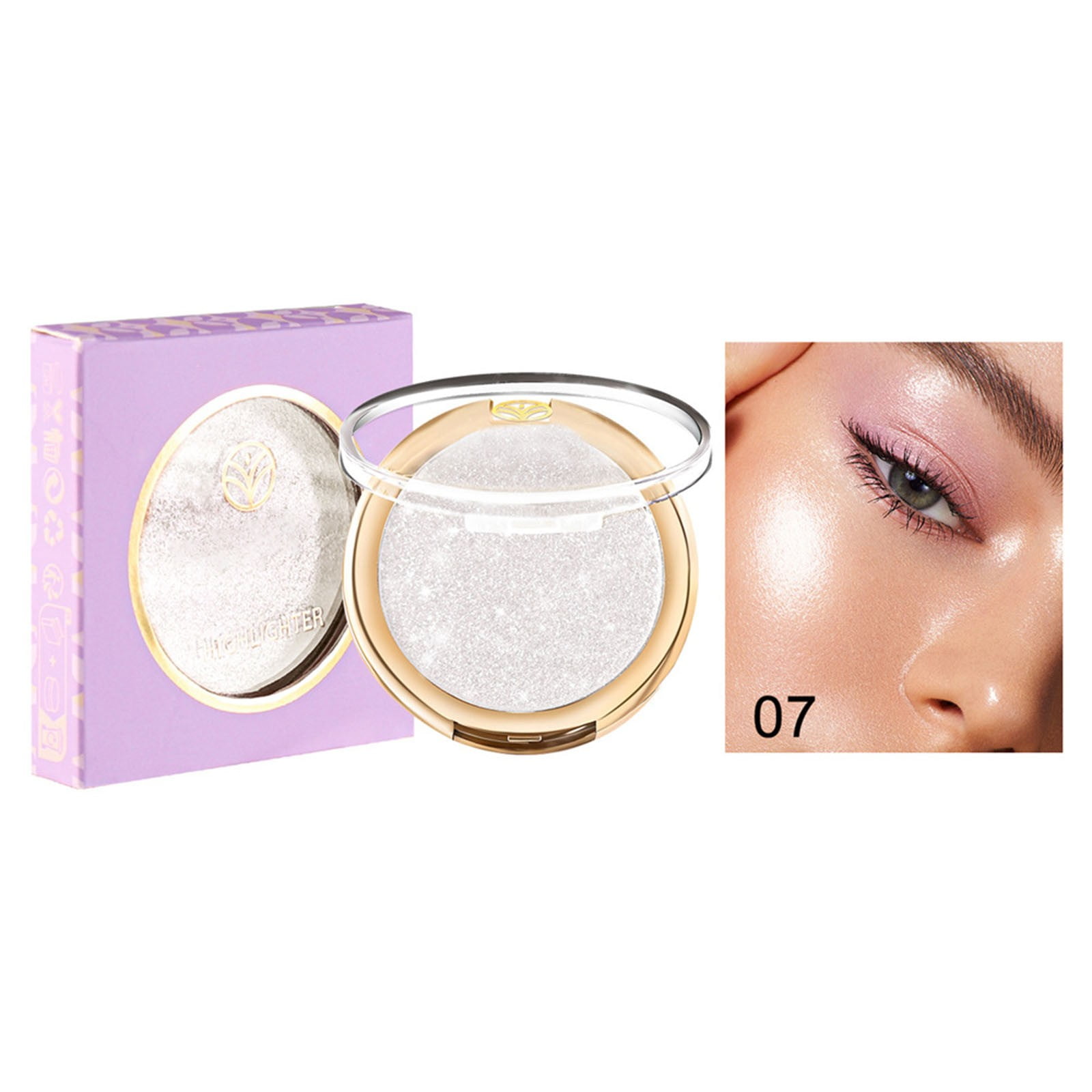 Highlighting Powder Makeup Baked Highlighter Powder Sheer Pearl Shades ...