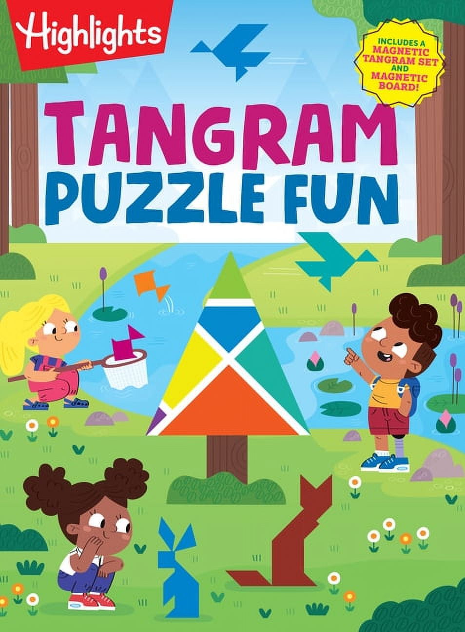 Highlights Fun to Go Deluxe Tangram Puzzle Fun, (Paperback) - Walmart.com