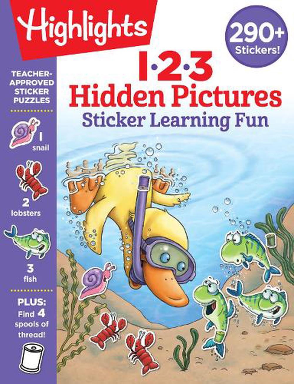 Highlights Hidden Pictures Sticker Learning: 123 Hidden Pictures ...
