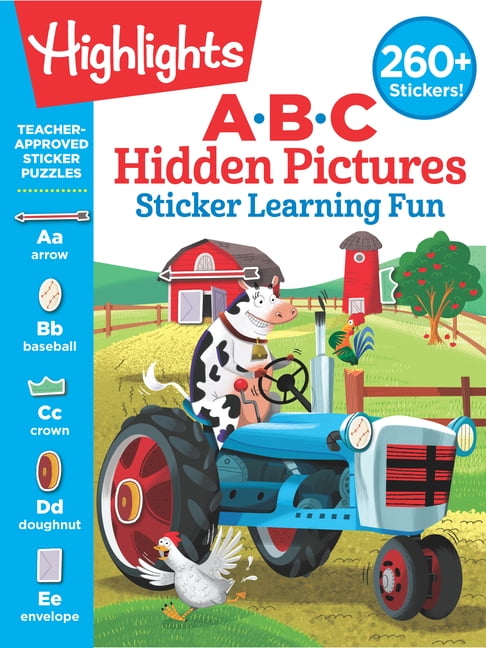 Highlights Hidden Pictures Sticker Learning: ABC Hidden Pictures ...