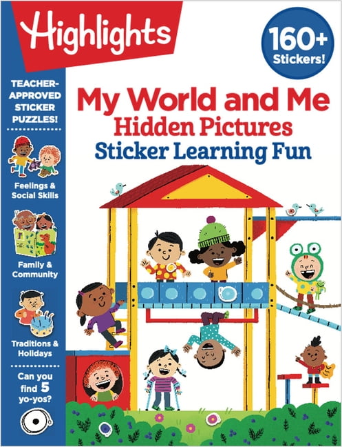 Highlights Hidden Pictures Sticker Learning: My World and Me Hidden ...