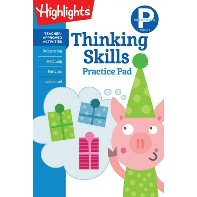 Highlights Learn on the Go Practice Pads: Preschool Thinking Skills ...