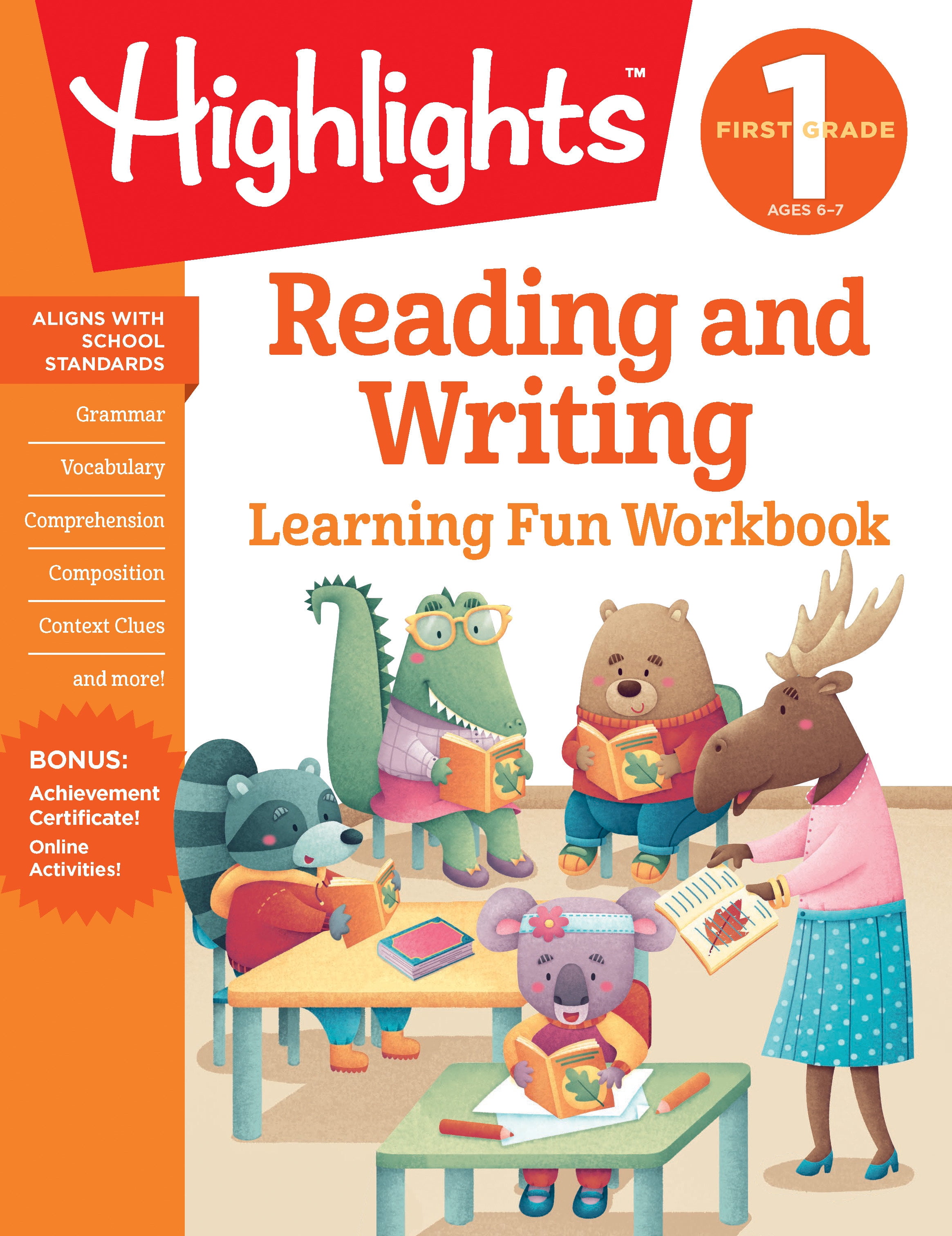 Highlights Learning Fun Workbooks: First Grade Reading and Writing ...