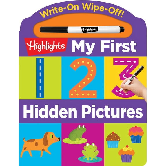Highlights My First Write-On Wipe-Off Bo Write-On Wipe-Off My First 123 ...