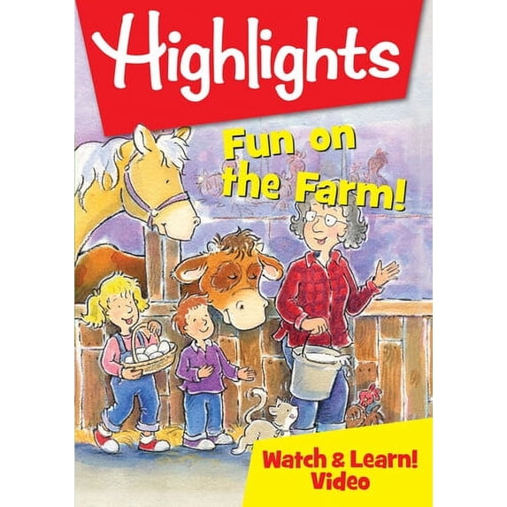 Highlights Watch & Learn: Fun On The Farm (DVD), Dreamscape, Kids ...