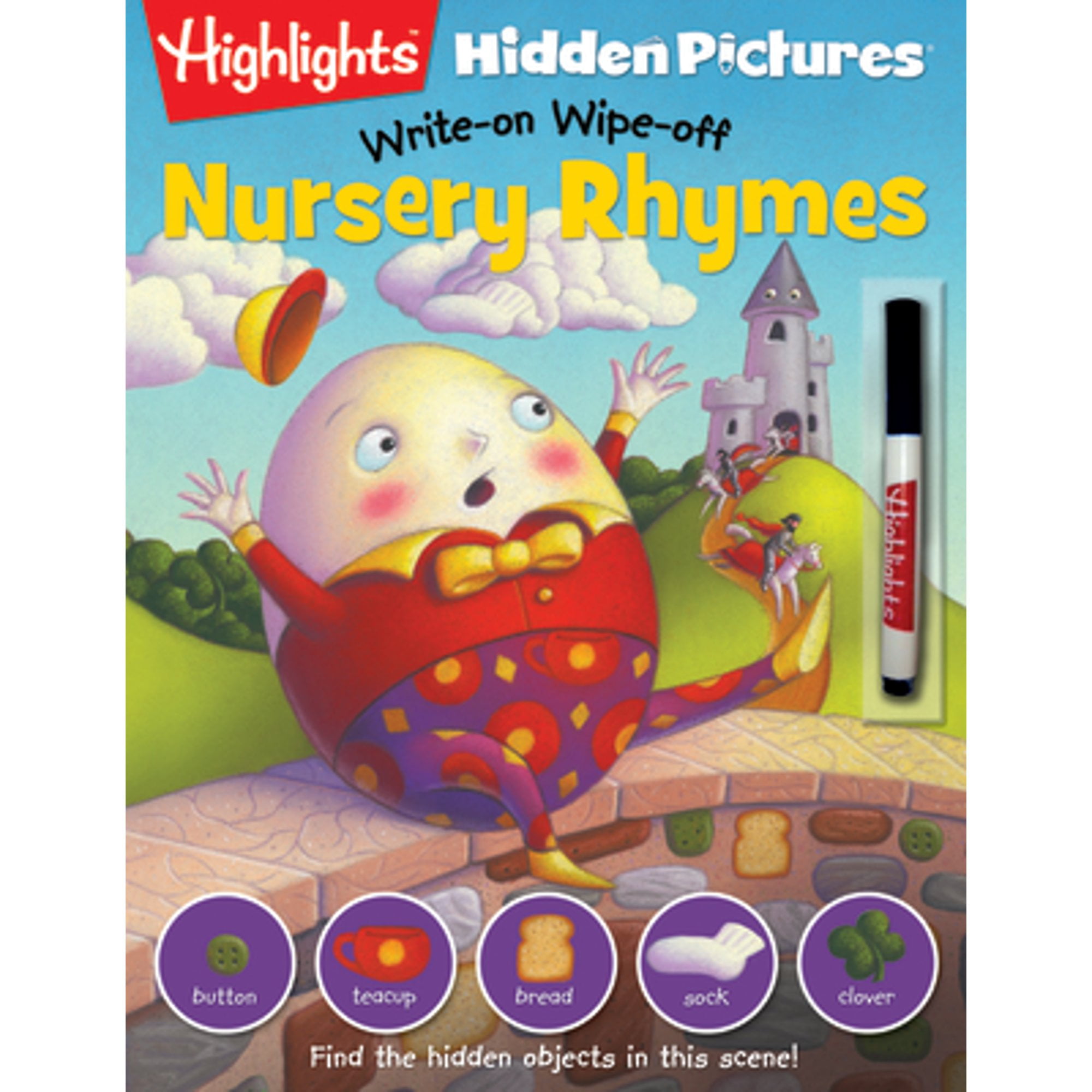 Pre-Owned Highlights(tm) Write-On Wipe-Off Hidden Pictures(r): Nursery ...