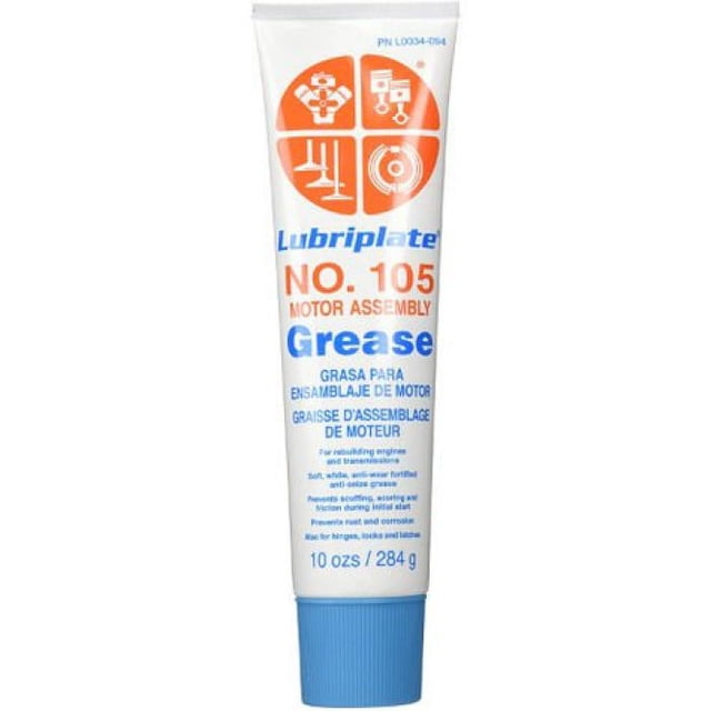 Highline Warren LUBRIPLATE NO.105 LBRP105 Motor Assembly Grease, 10 oz ...