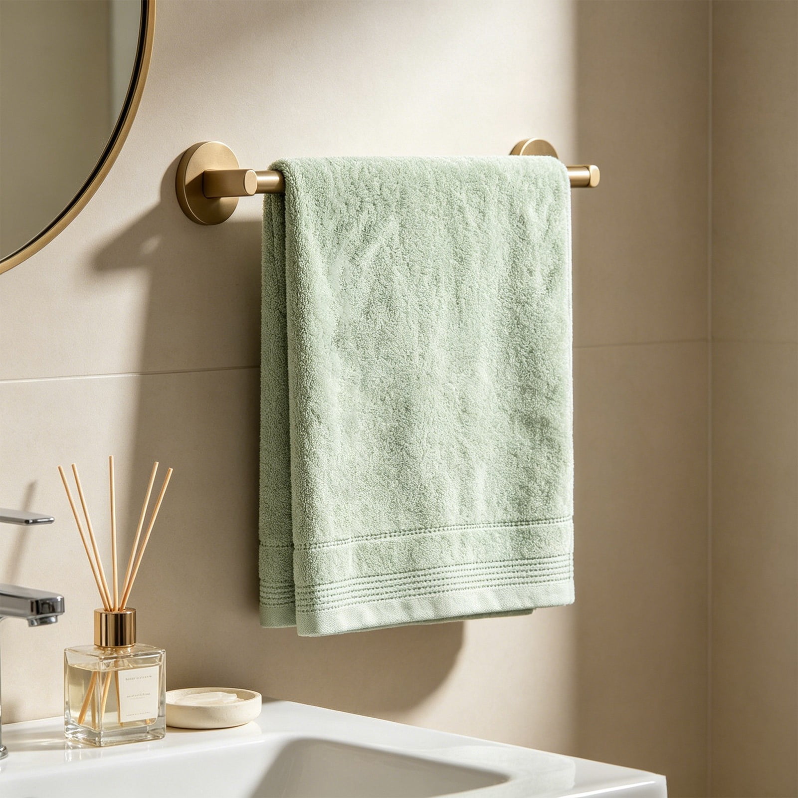 Highly Absorbent Gentle Fiber Hand Towel, 13.38x28.34in Quick Dry Lint ...