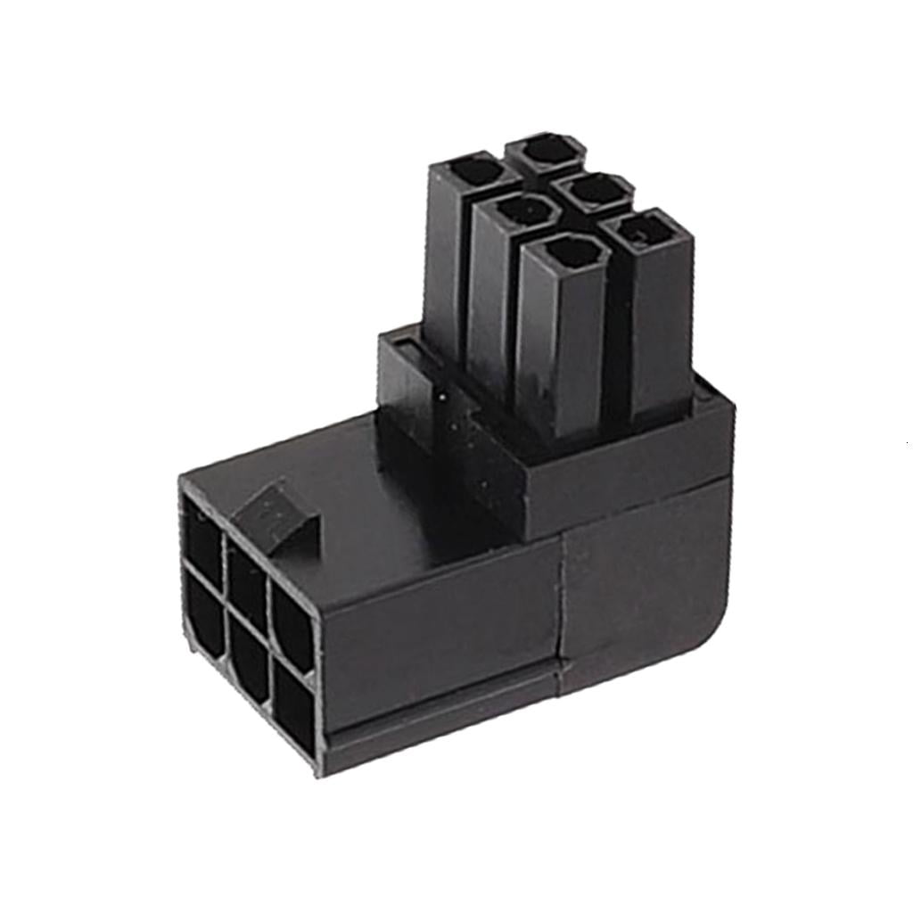 Highly Accuracy 90° Graphics Card Elbow 90Degree 6pin Connectors ...