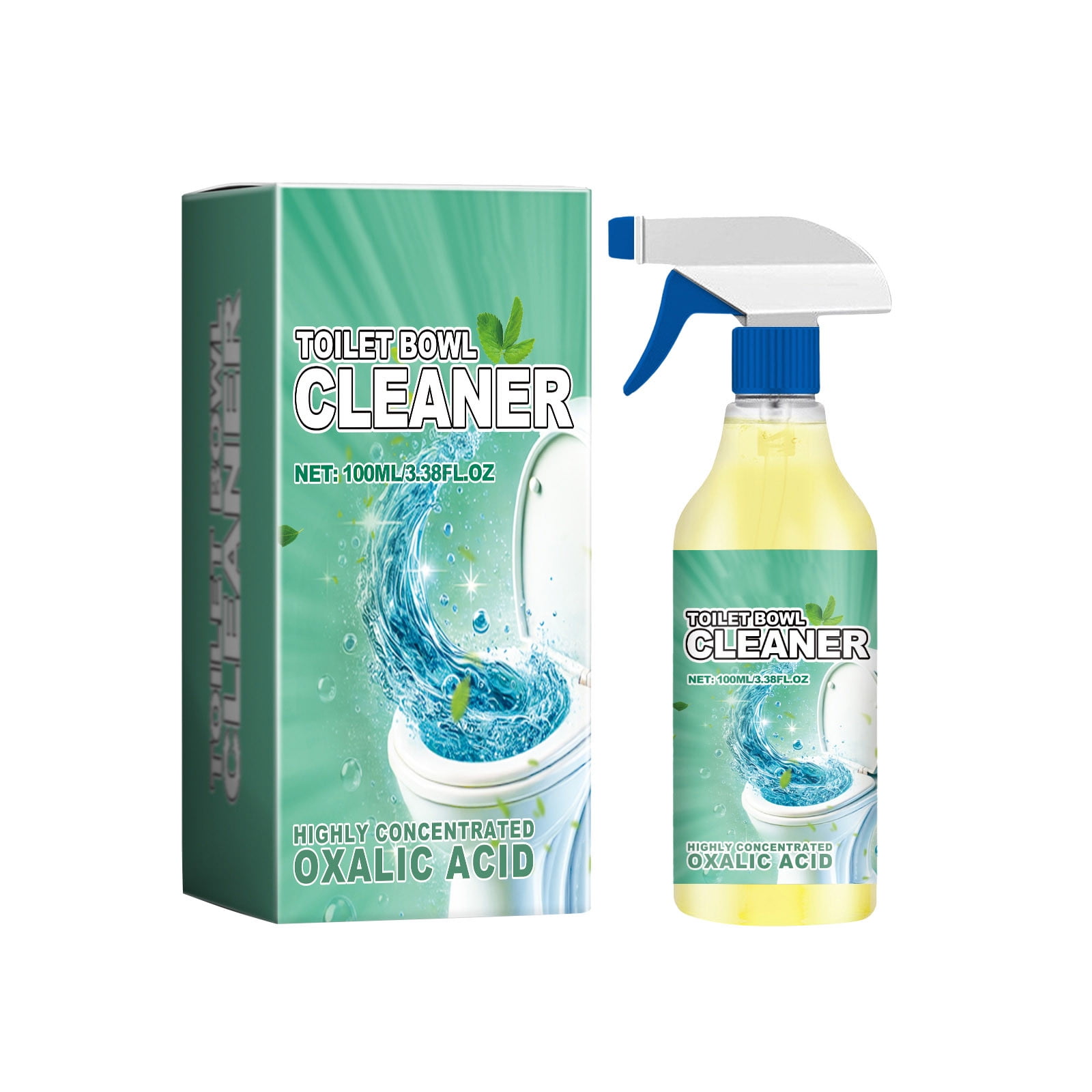 Highly Concentrated Oxalic Toilet Bowl Cleaner 100ml Formula Cleaner ...