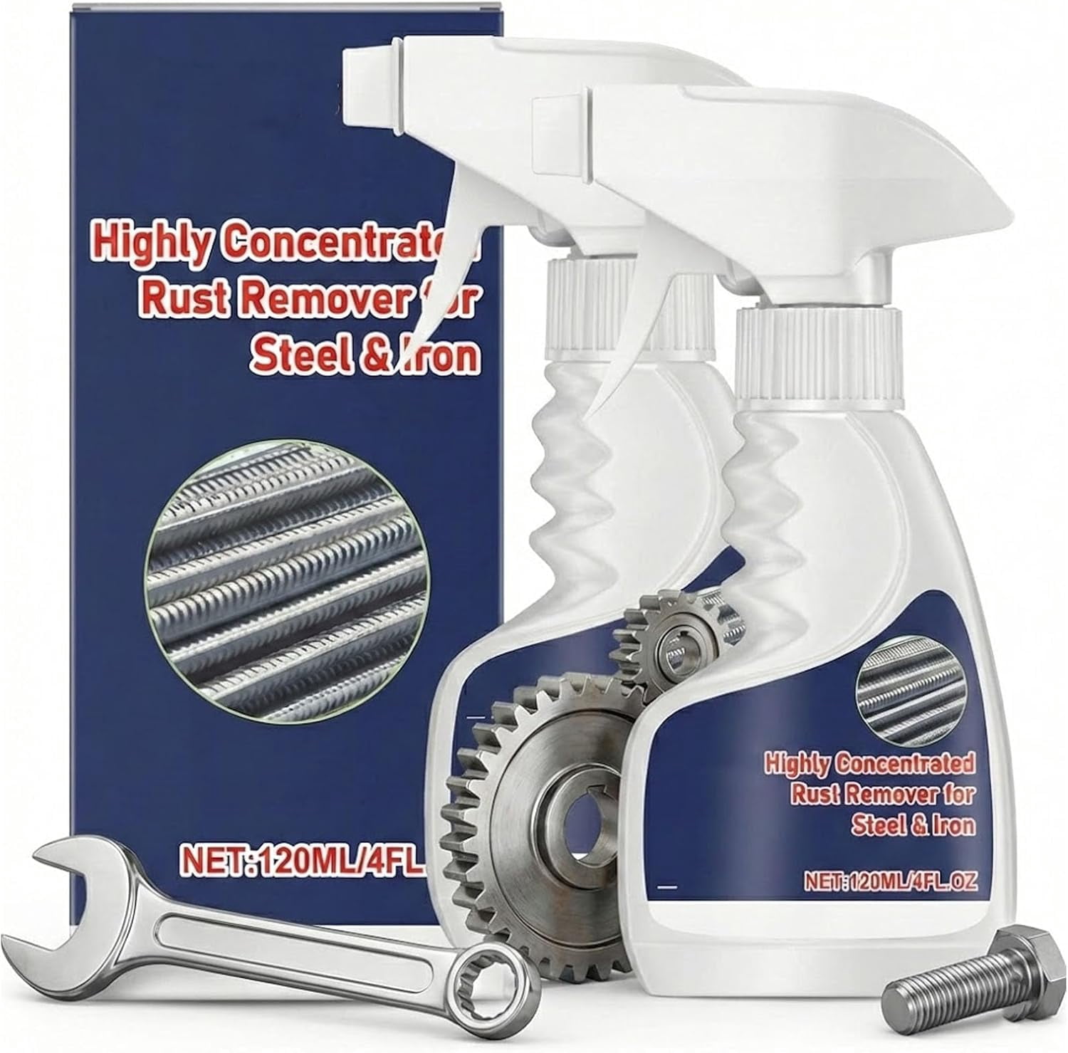 Highly Concentrated Steel Rust Remover, 2026 Upgraded Multipurpose Rust ...