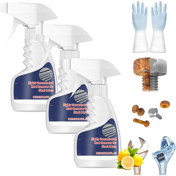 Highly Concentrated Steel Rust Remover, 2026 Upgraded Multipurpose Rust ...