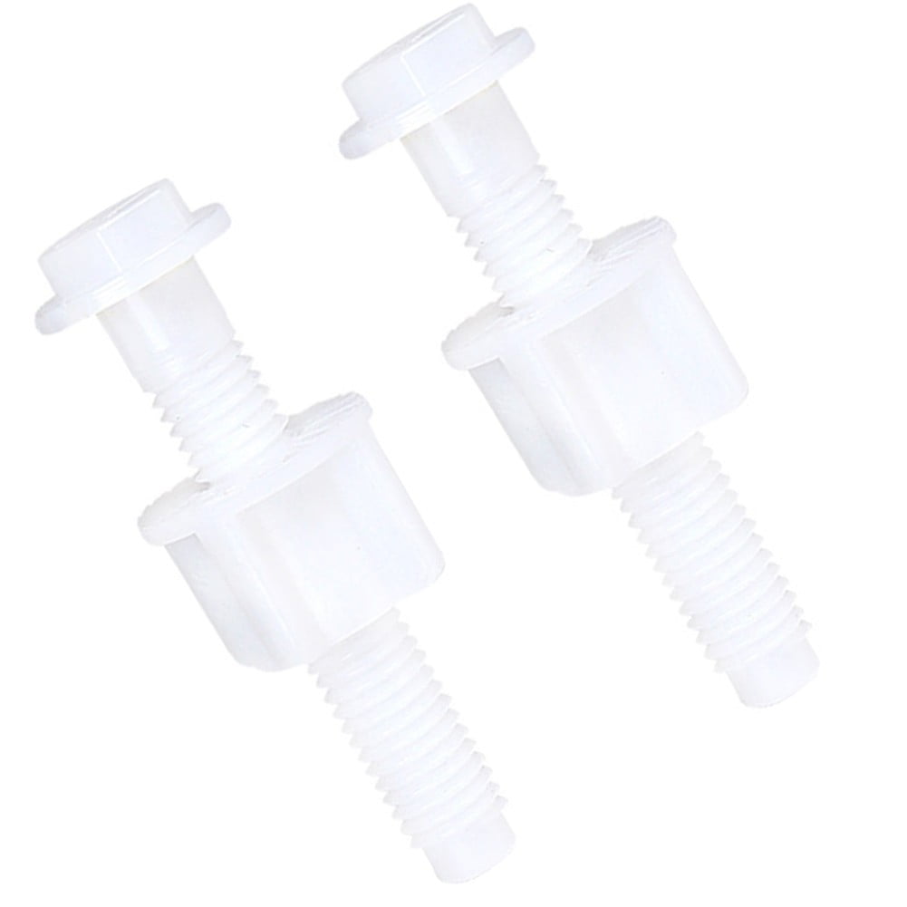 Highly Durable Plastic Toilet Hinge Bolts Screw Fitting Kit 2 Piece Set ...