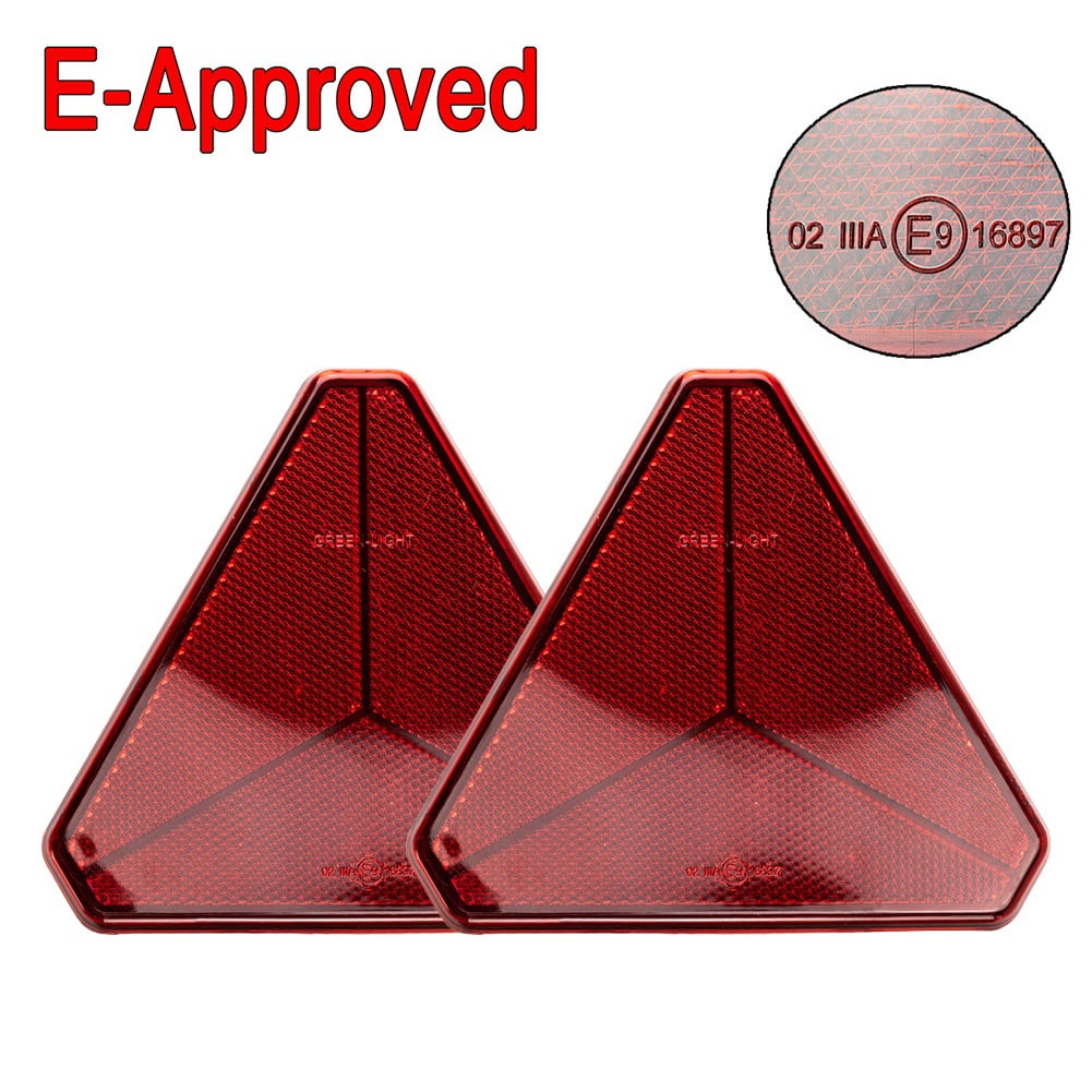 Highly Durable Waterproof Triangle Reflective Stickers for Camper, RV ...