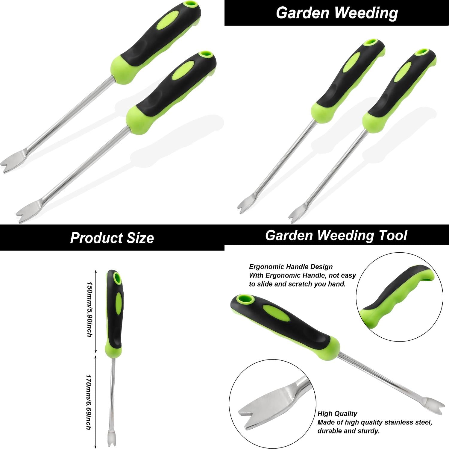 Highly Effective Premium Stainless Steel Weeding Tool Set: A Must-Have ...