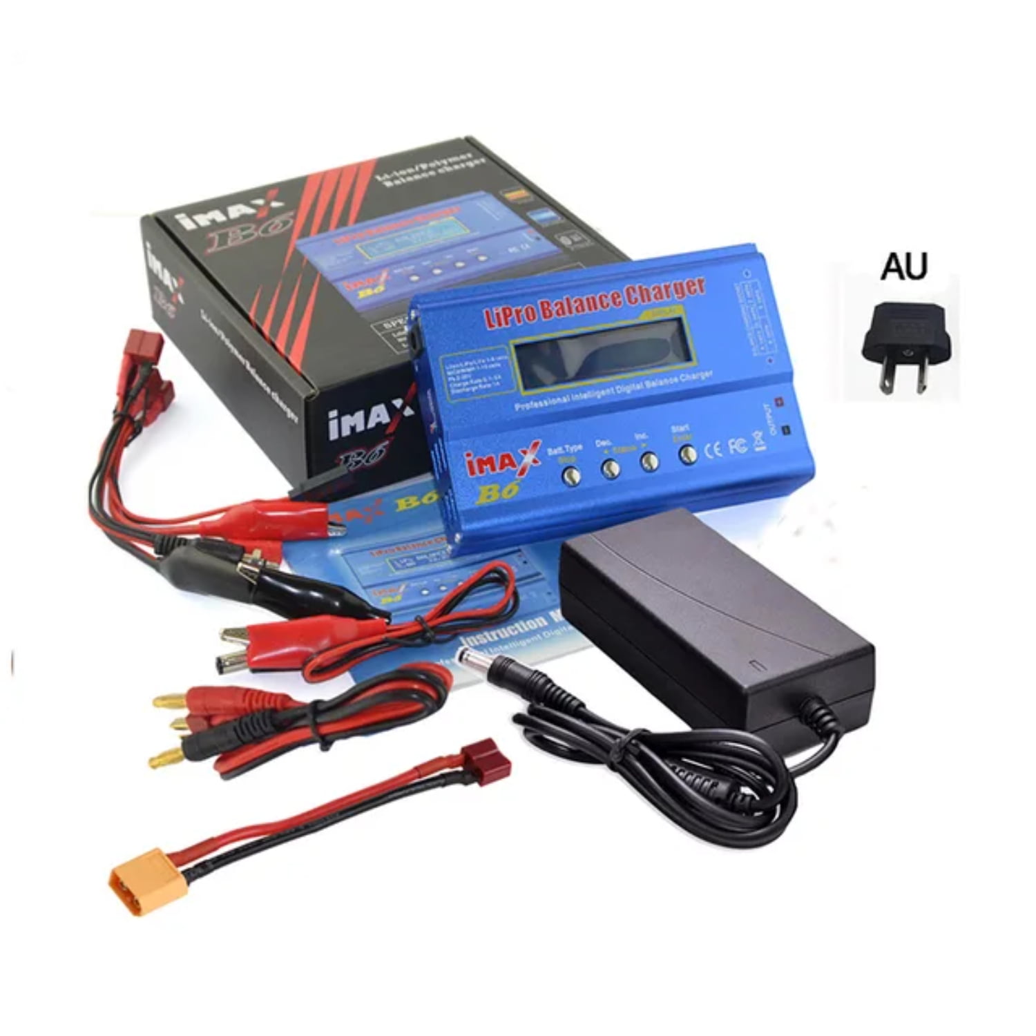 Highly Efficient B6 Balance Charger Discharger with LCD Display for RC Helicopter - Fast ...