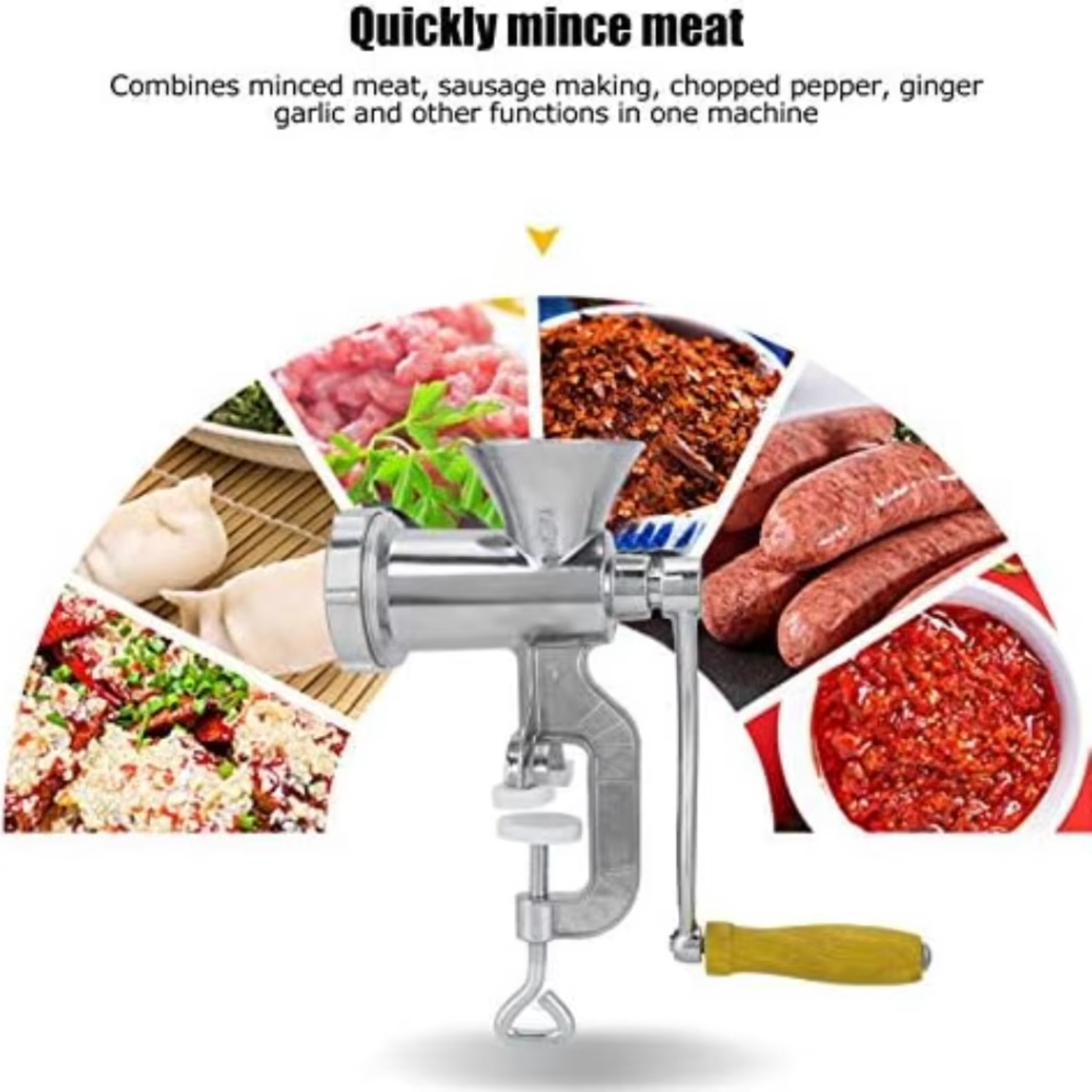 Highly Efficient Enema and Meat Grinding Machine - Premium Manual Meat ...