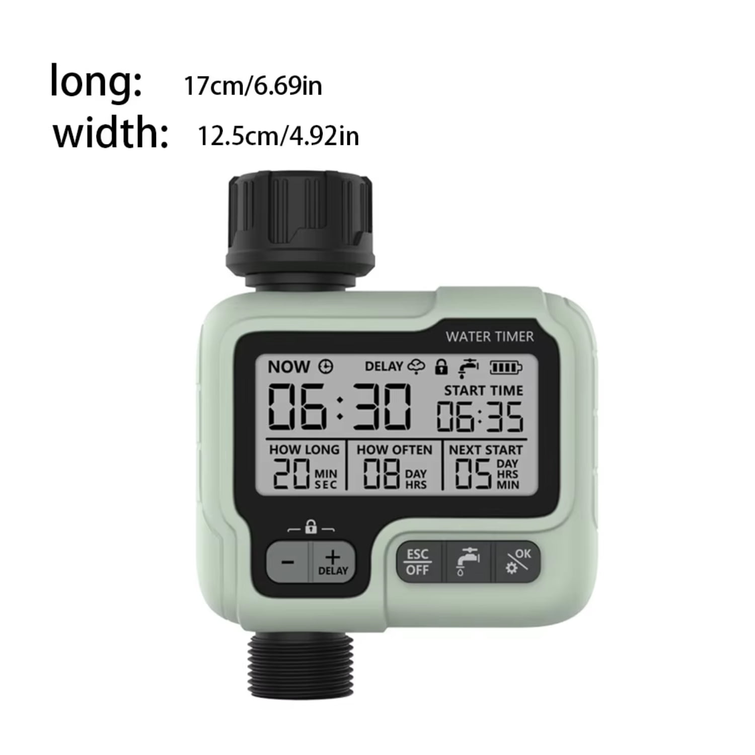 Highly Efficient Super Timing System Water Timer with 2 Outlet for ...