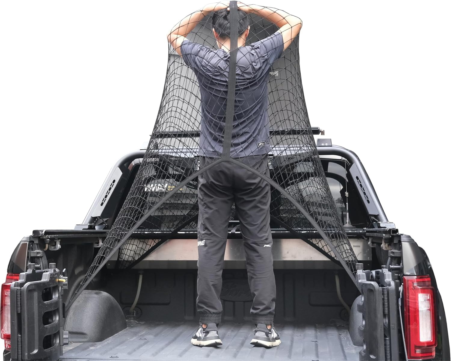 Highly Elastic Cargo Net, Simple Truck Bed Cargo Mesh Organizer ...