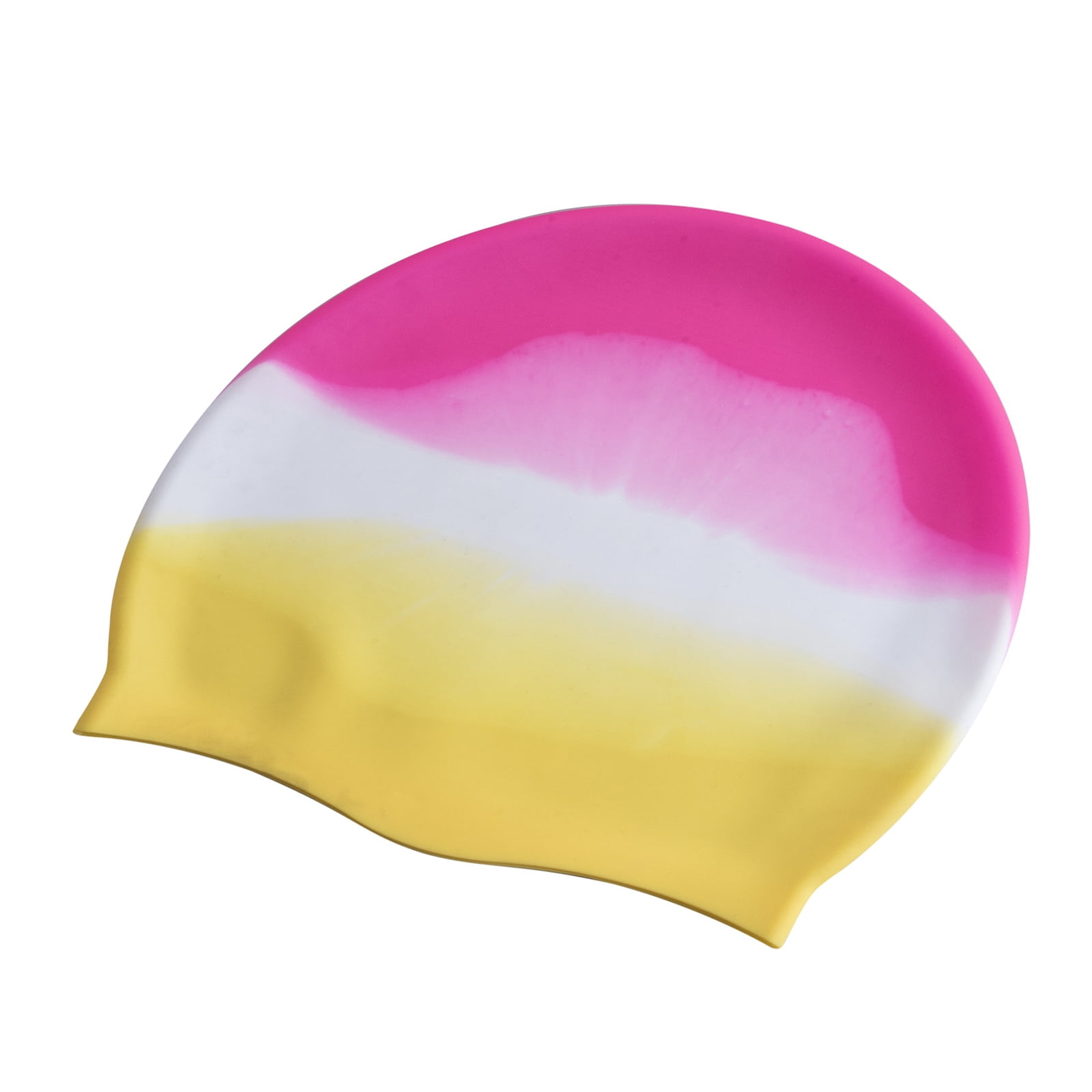 Highly Elastic Silicone Swim Hat for Adult Long Short Hair Ergonomics ...