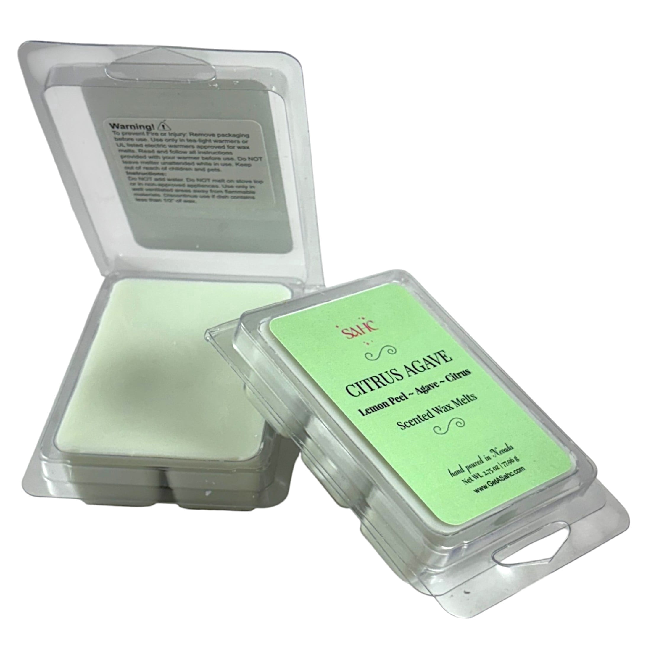 Highly Fragrant Citrus Agave Wax Melts (6 Count, 100% Soy) | Home ...