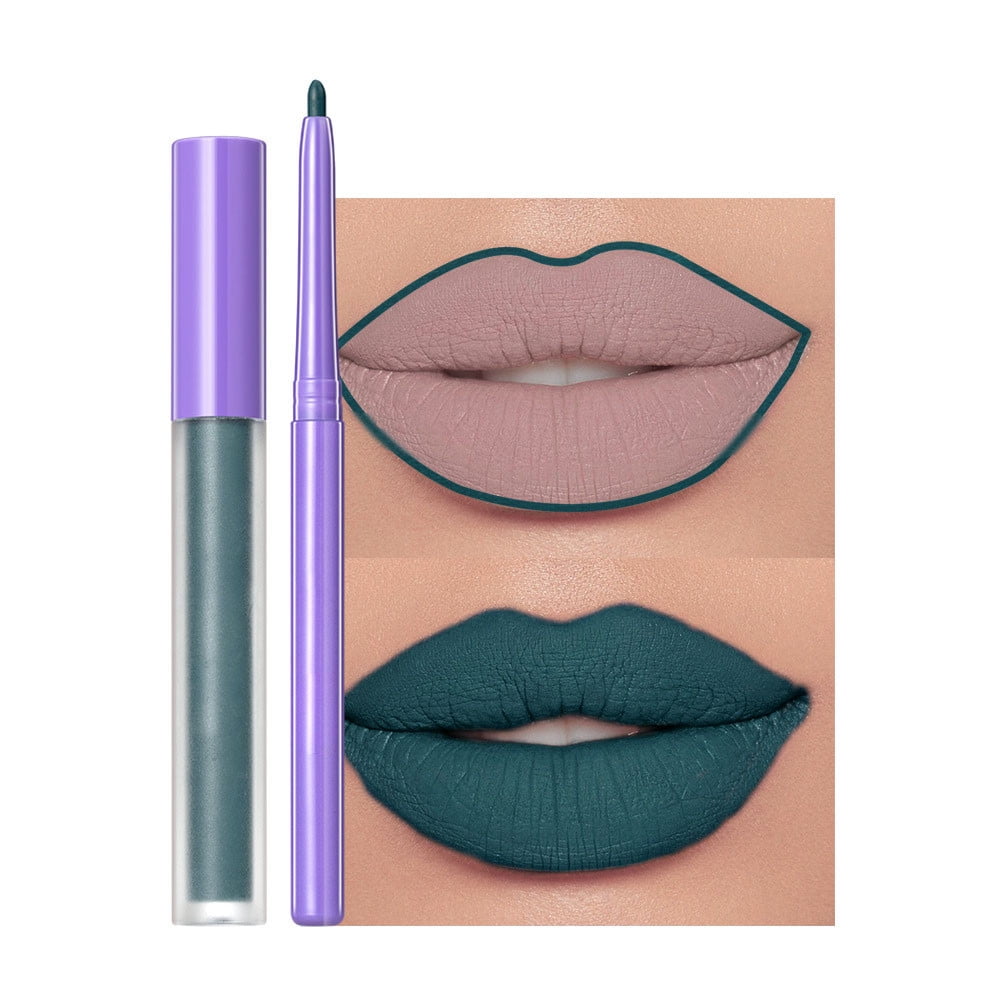 Highly Pigmented Color and Instant Shine Lip Liner And Lipstick Makeup ...