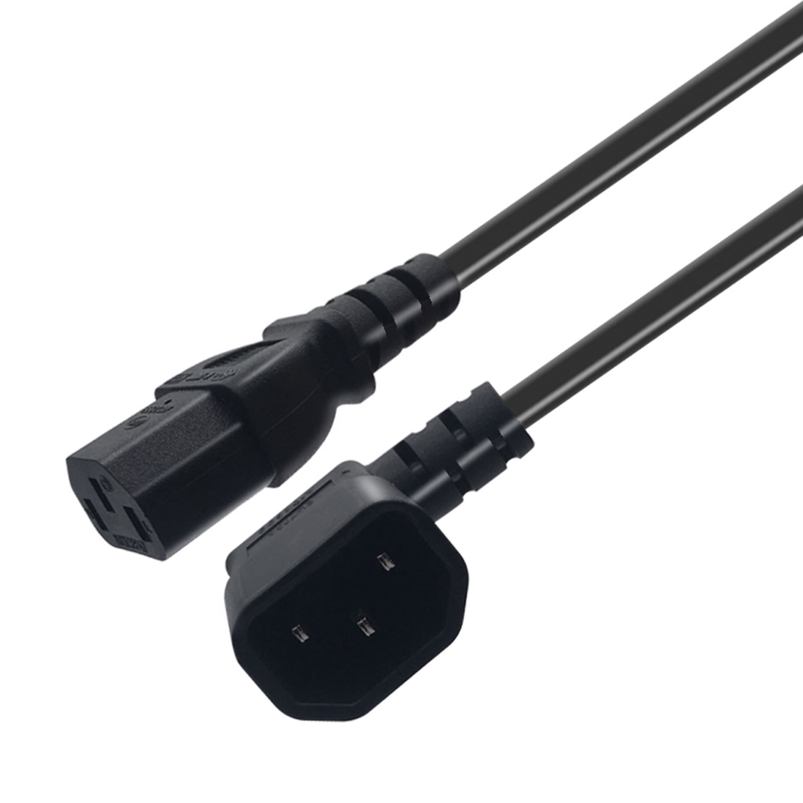 Highly Power 2500W C14 To C13 Extension Cable Right Angled Design For ...