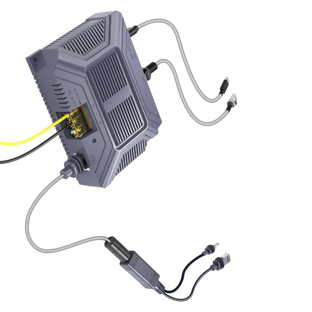 Highly Power 48V/3A PoE Injector With 12V Splitter Adapters For Link ...