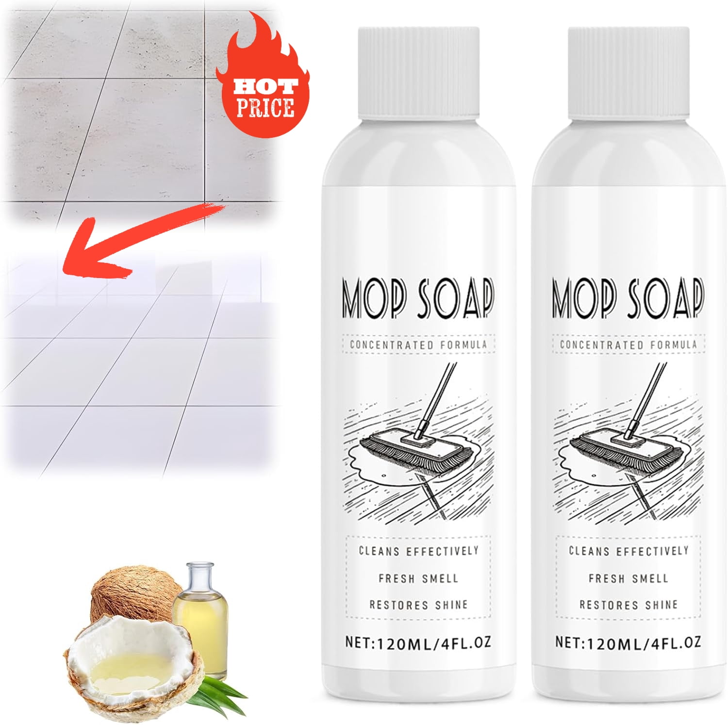 Highly Scented Mop Soap, 2025 New Mop Soap for Floor Cleaning, Multi ...
