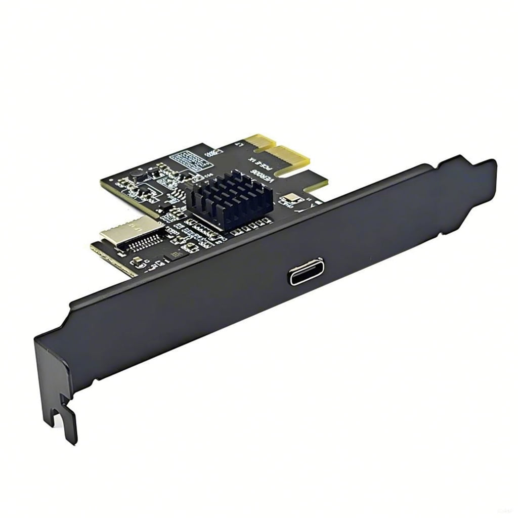 Highly Speed 10Gbps USB Type C PCIE Adapter Card With Type C Front Port ...