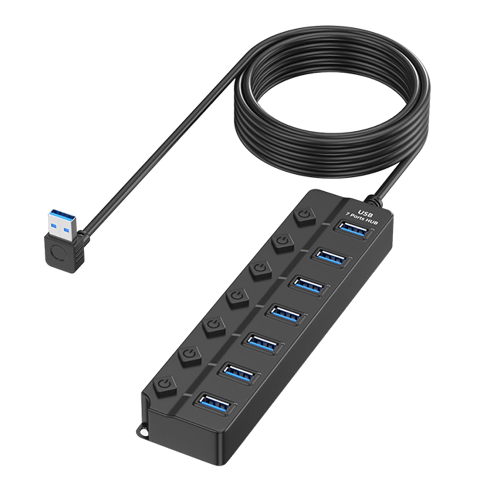 Highly Speed 7Port USB Hubs Multiports Adapter USB Splitter with ...