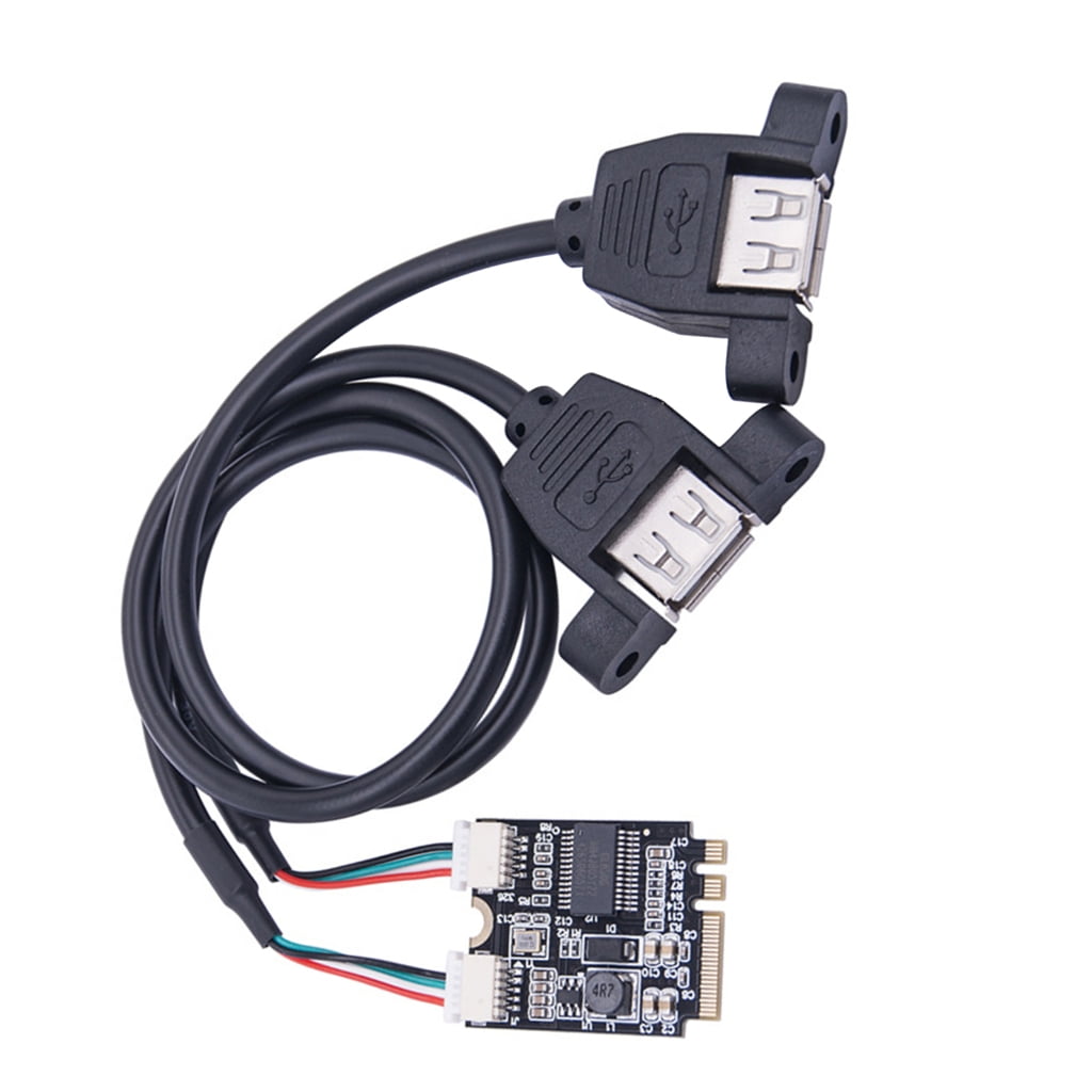Highly Speed Data Transfer M.2 Wifi KEY A+E to USB Adapter Cable 30cm/11.81in - Walmart.com