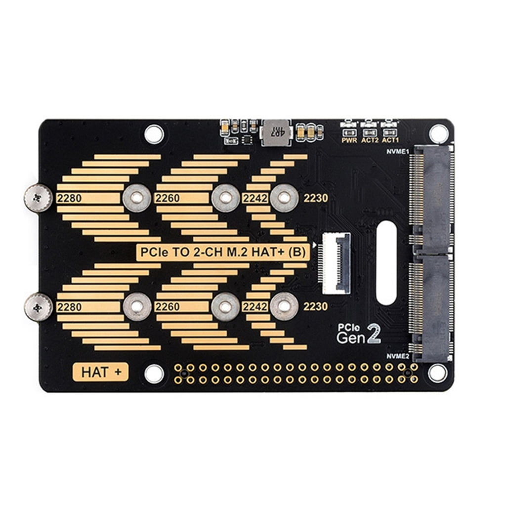 Highly Speed Double M.2 SSD Interfaces Card PCIe to 2Channel M.2 ...