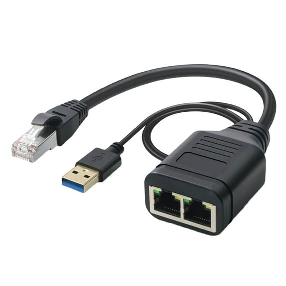 Highly Speed Ethernet Splitter LAN Adapter for Multiple Devices USB ...