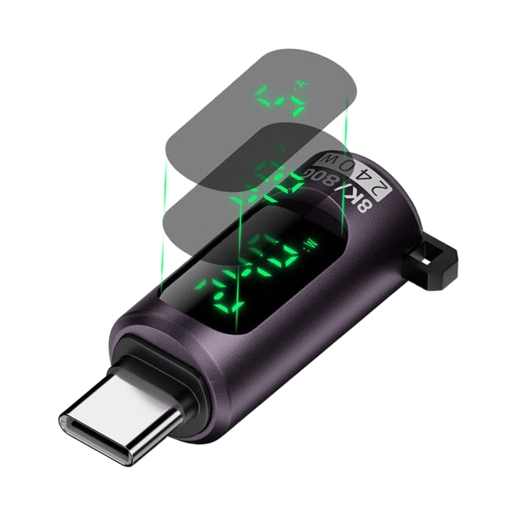 Highly power 240W USB C Adapter 80Gbps Data Transfer with Digital ...
