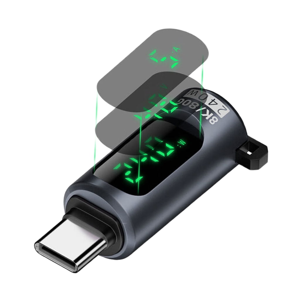 Highly power 240W USB C Adapter 80Gbps Data Transfer with Digital ...