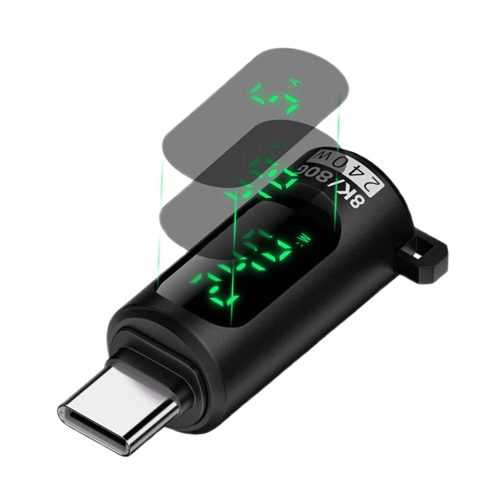 Highly power 240W USB C Adapter 80Gbps Data Transfer with Digital ...