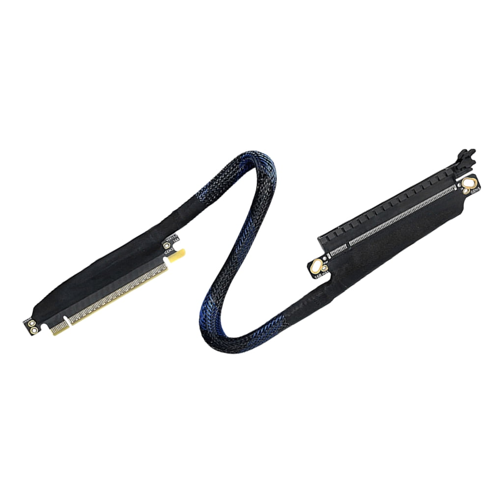 Highly speed 64GBS PCIe5.0 Graphics Risers Cable 180 Degree Rotation ...