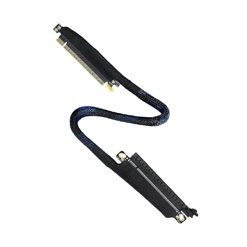 Highly speed 64GT/s PCIe5.0 Risers Cable Right Exit Braide Construction ...